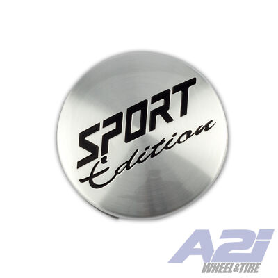 Sport Edition F7 Silver Wheel Center Hub Cap 2" 52mm Machined SECAP ...