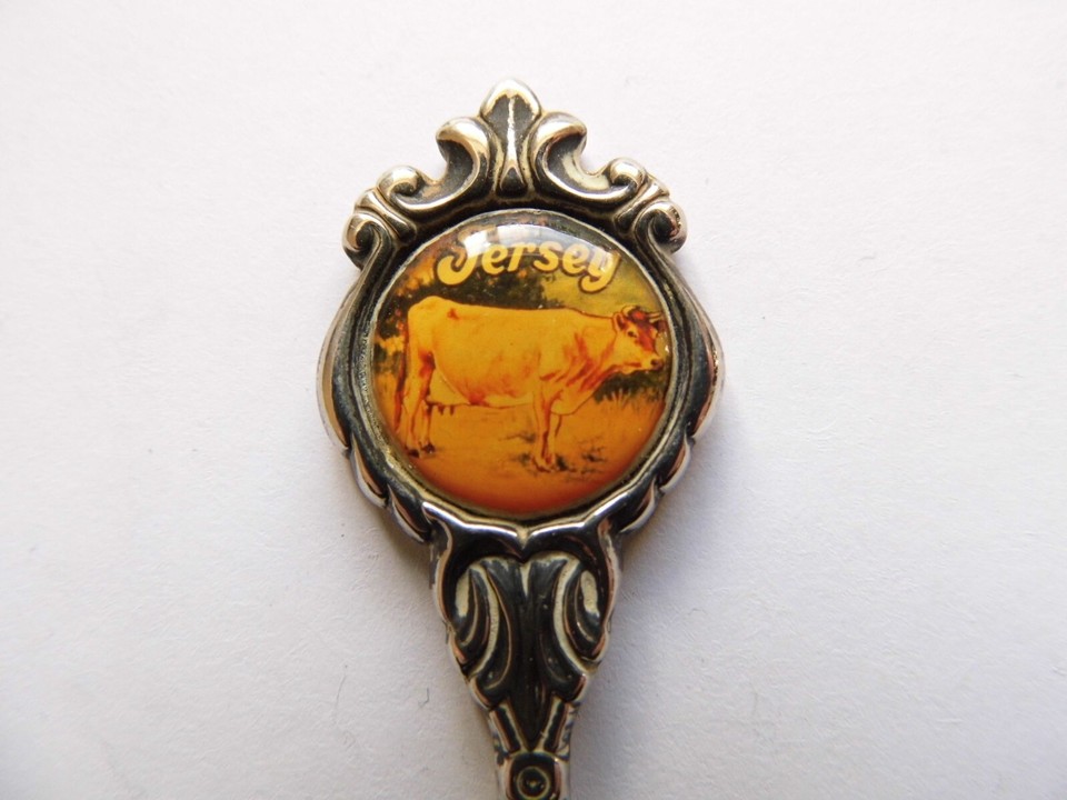 Vintage Silver Plated Jersey Cow Spoon | eBay UK