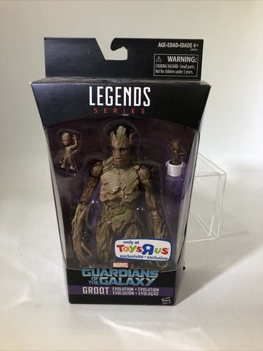 Marvel Legends Series Guardians of the Galaxy Groot Evolution Action ...
