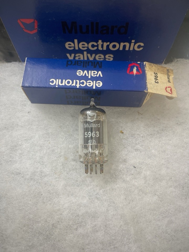 Mullard Label 5963 ECC82 12AU7 Long Plates US Made NOS NIB Lot Of 10 | eBay