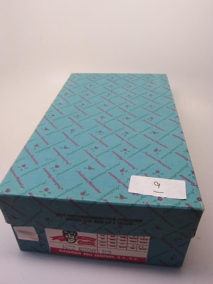 Madame Alexander MARC ANTONY Anthony Doll NIB 1310 Portrait of History ...