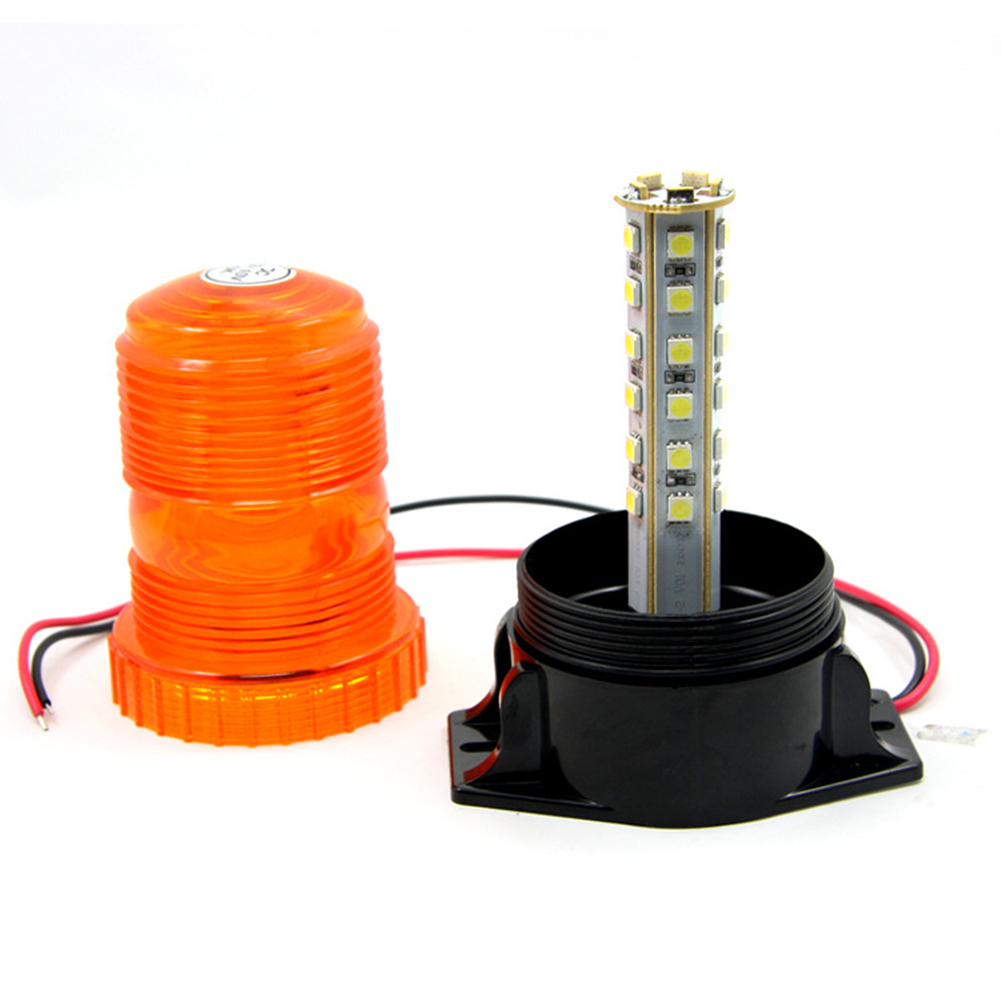12V - 110V LED Strobe Beacon Amber Warning light Beacon Warning ...