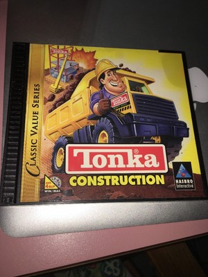 HASBRO TONKA CONSTRUCTION CD-ROM GAME FOR AGES 4+, WINDOWS 95/98, GUC ...