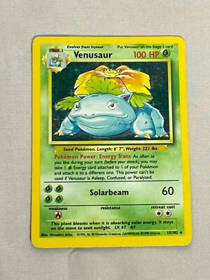 Pokemon Venusaur Base Set 15/102 | eBay