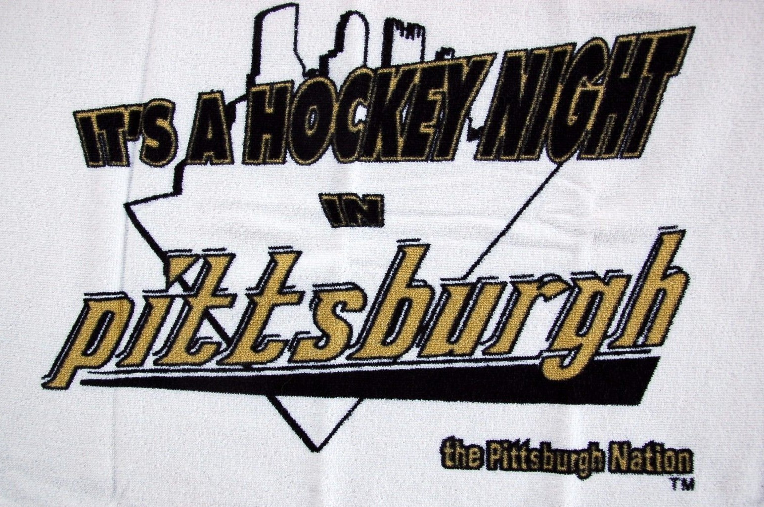 Pittsburgh Penguins NHL Hockey Night 15x25 Rally Towel White *NEW* | eBay
