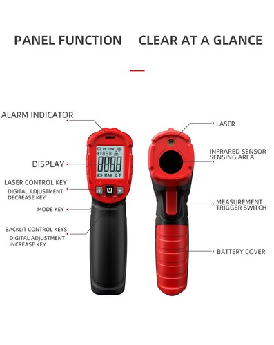 Non Contact Infrared Thermometer High-precision Temperature Measuring ...