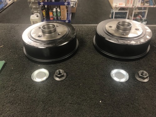 PEUGEOT 207 SW HDi REAR BRAKE DRUM FITTED BREARING + ABS RING BRAKE ...