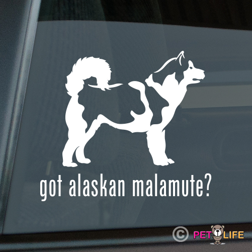 Got Alaskan Malamute Sticker Die Cut Vinyl - mally | eBay