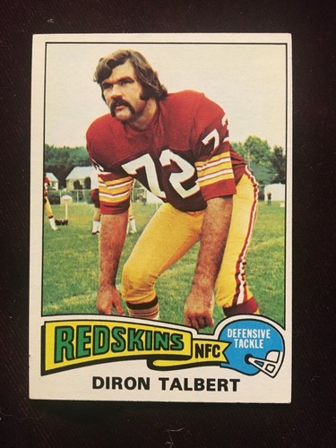 1975 Topps #106 Redskins Diron Talbert Football Card | eBay