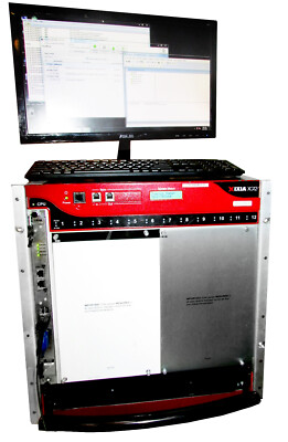 IXIA XG12 12-SLOT MODULAR CHASSIS WITH PERMANENT LICENSE IxOS 8.40 MIN ...