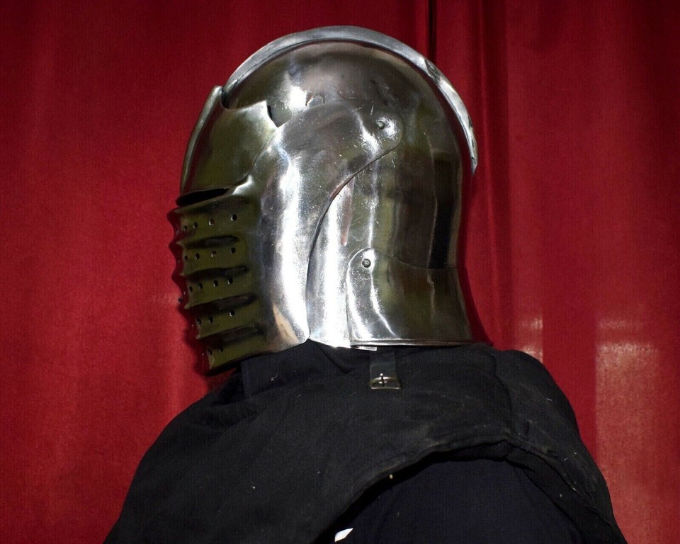 HMB, BUHURT, IMCF, SCA Tournament Medieval Armor Bellow Face Sallet ...