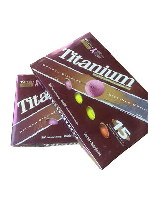New Titech MultiColor Titanium Optimum Distance Womens Golf Balls 15 | eBay