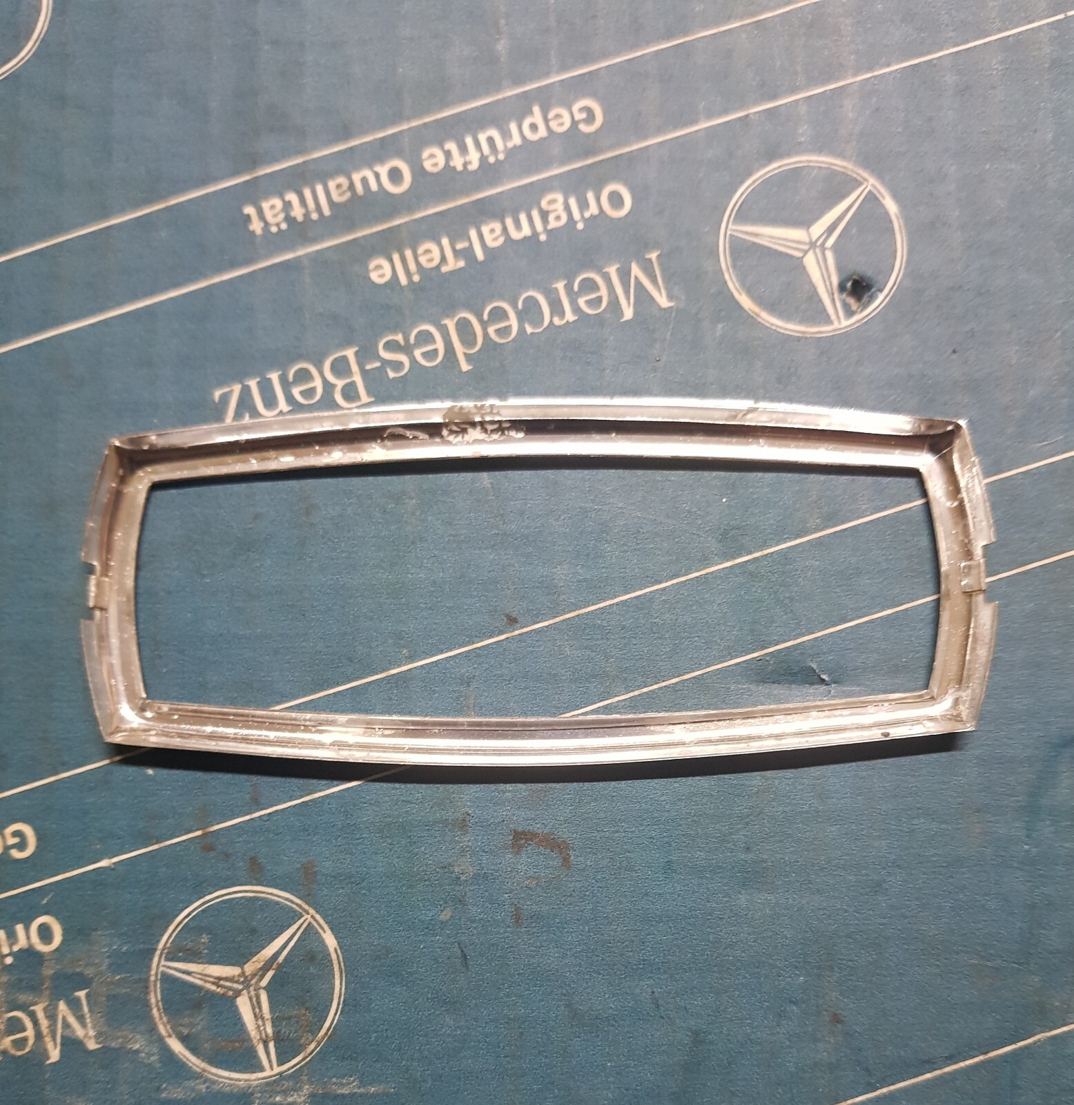 MERCEDES W114 W115 Chrome frame internal ceiling lights FRONT & REAR | eBay
