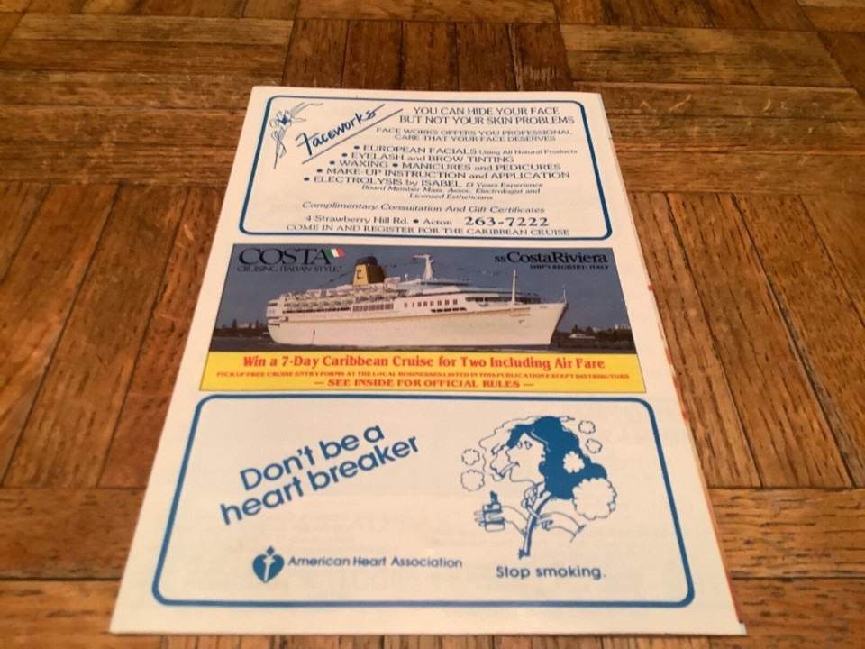 1991 Mar. 15 - Apr. 14 MLB NBA + TV schedule Osco Drug Michael Jordan ...