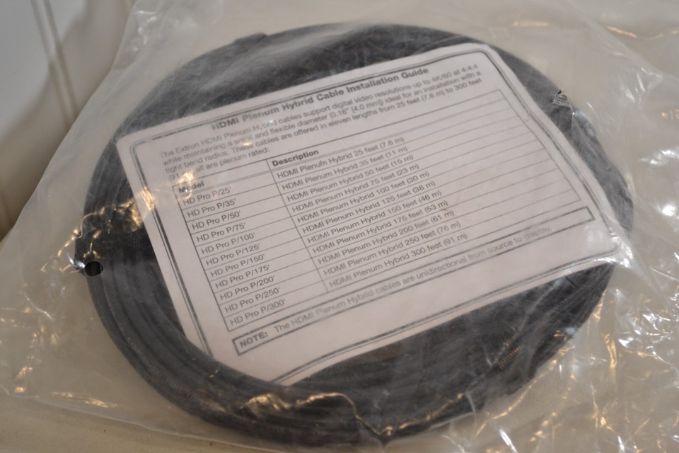 EXTRON HD Pro Plenum Series P/25 - 25’ (7.6 m) 26-726-25 | eBay