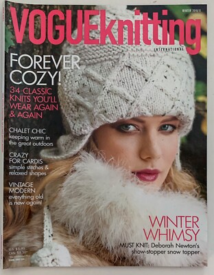 VOGUE Knitting International Magazine Winter 2010 2011 Cardigans Socks ...