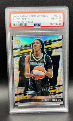 2024 ANGEL REESE Panini Nation VIP Gold Pack ROOKIES PRIZM Hyper PSA 10 ...