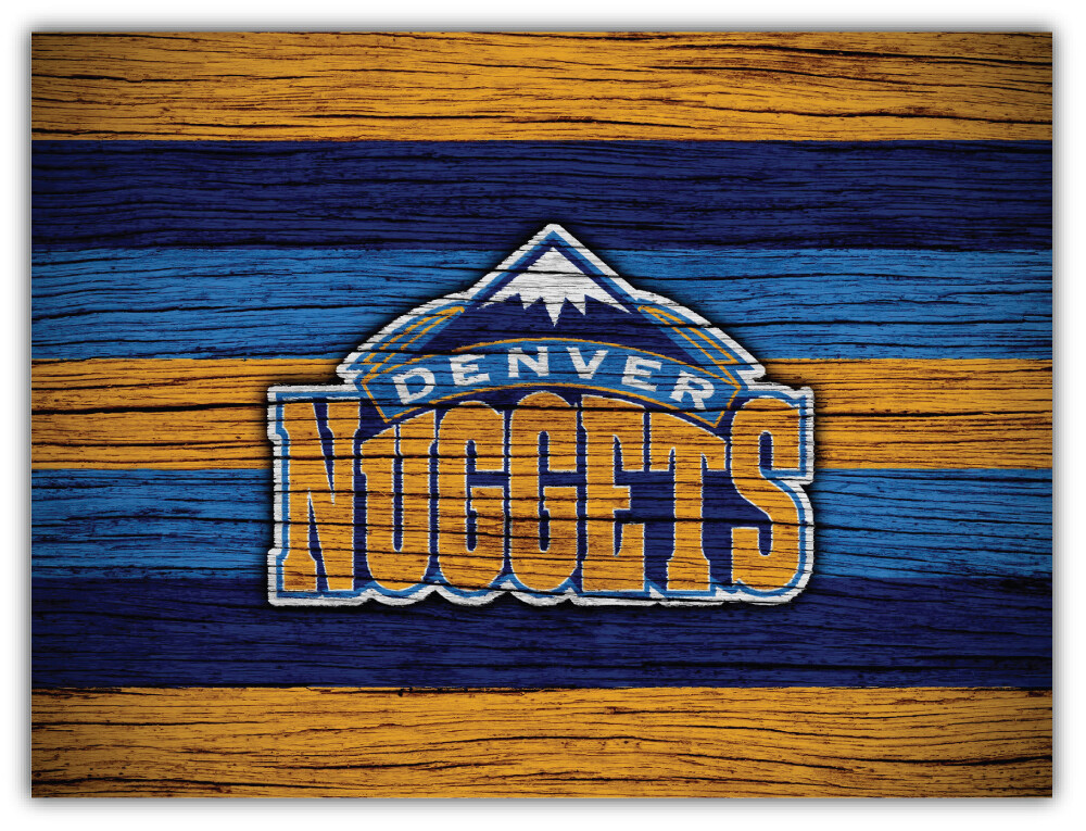 Denver Nuggets NBA Basketball Sport Logo Car Bumper Sticker Decal ...