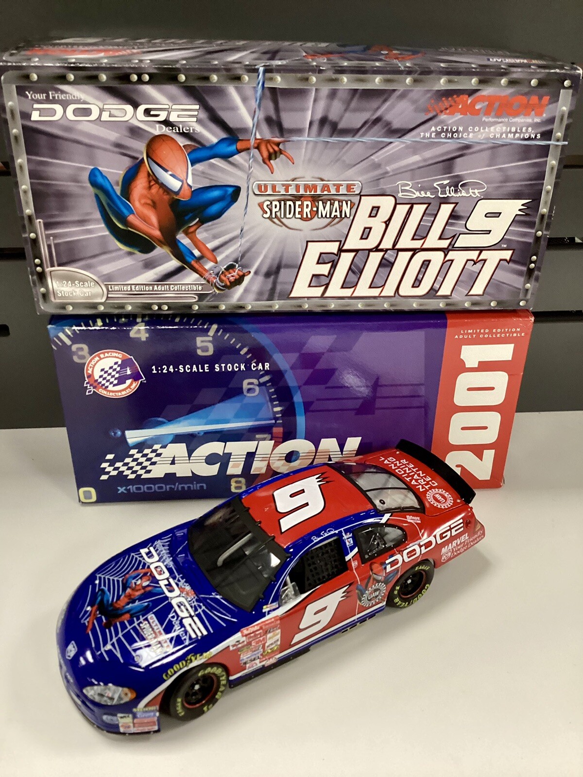 Bill Elliott 2001 Dodge Spider Man 1:24 Evernham Motorsports Action ...