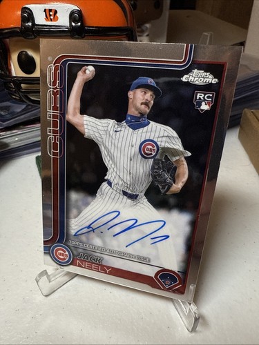 2025 Topps Chrome Rookie Auto Jack Neely Cubs RC | eBay