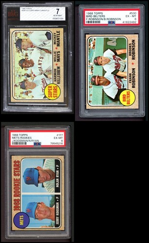 1968 Topps Baseball Complete Set 5.5 - EX+ 6830785 | eBay
