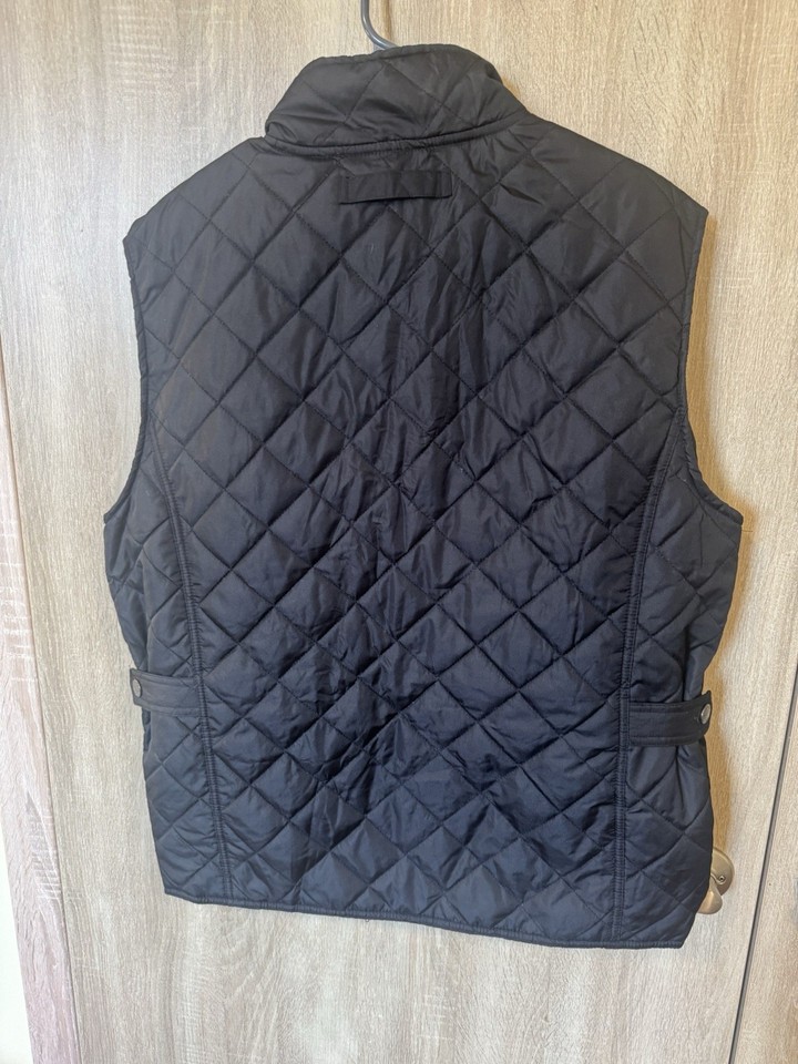 U.S. Polo Assn. Men's Black Quilted Vest Diamond Pattern Size L | eBay