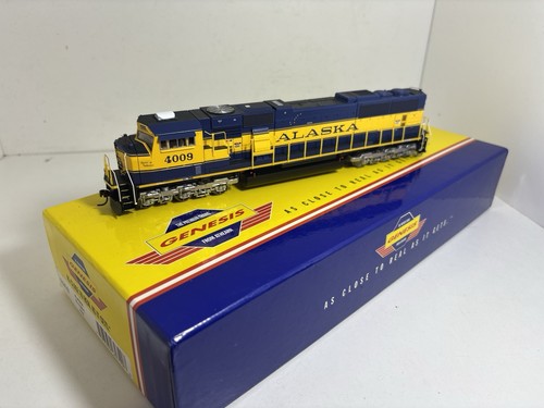 ATHEARN GENESIS HO ALASKA RAILROAD No. 4009 SD70-MAC *VERY GOOD COND ...
