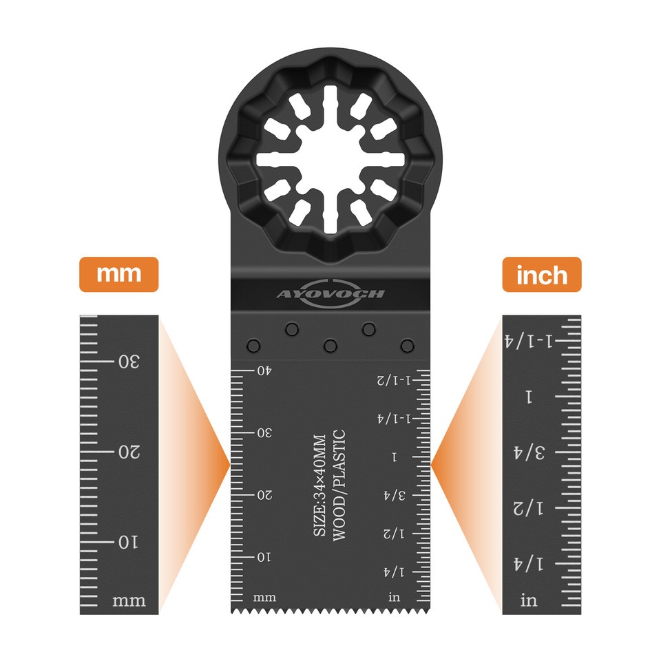 24-83PCS Oscillating Multi Tool Saw Blades Wood Metal Cut Cutter For ...