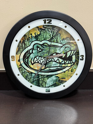 UNIVERSITY OF FLORIDA GATORS WALL CLOCK - CAMO | eBay