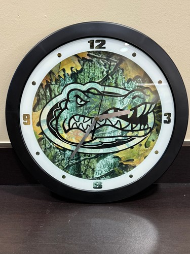 UNIVERSITY OF FLORIDA GATORS WALL CLOCK - CAMO | eBay
