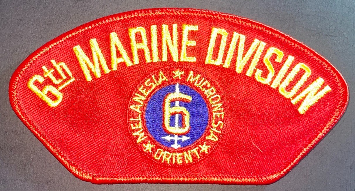 USMC 6th Marine Division Patch Iron-On New B706 | eBay