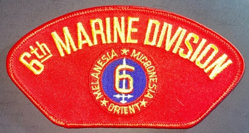 USMC 6th Marine Division Patch Iron-On New B706 | eBay