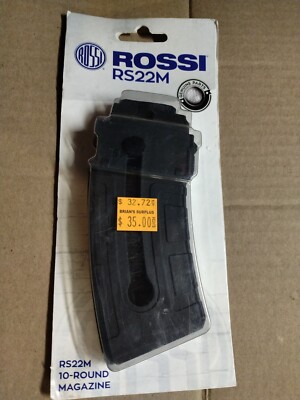 Rossi RS22M Rifle Magazine 10 Round 22WMR, Polymer, Black - 358-0018-00 ...