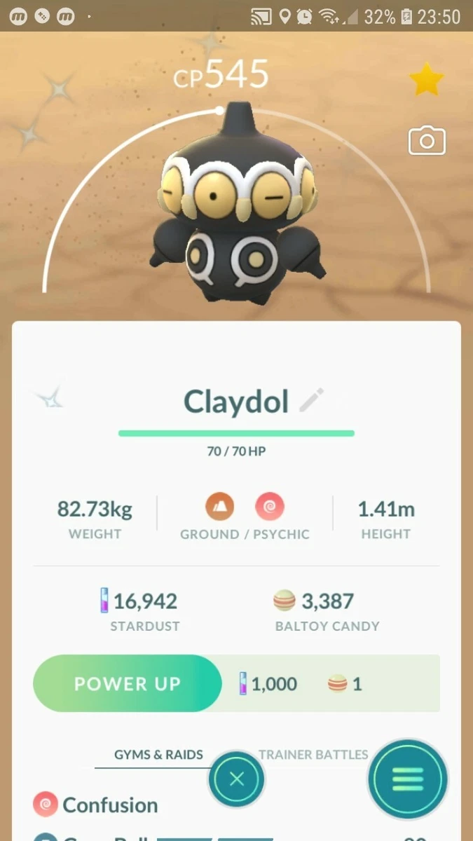 Claydol Evolution