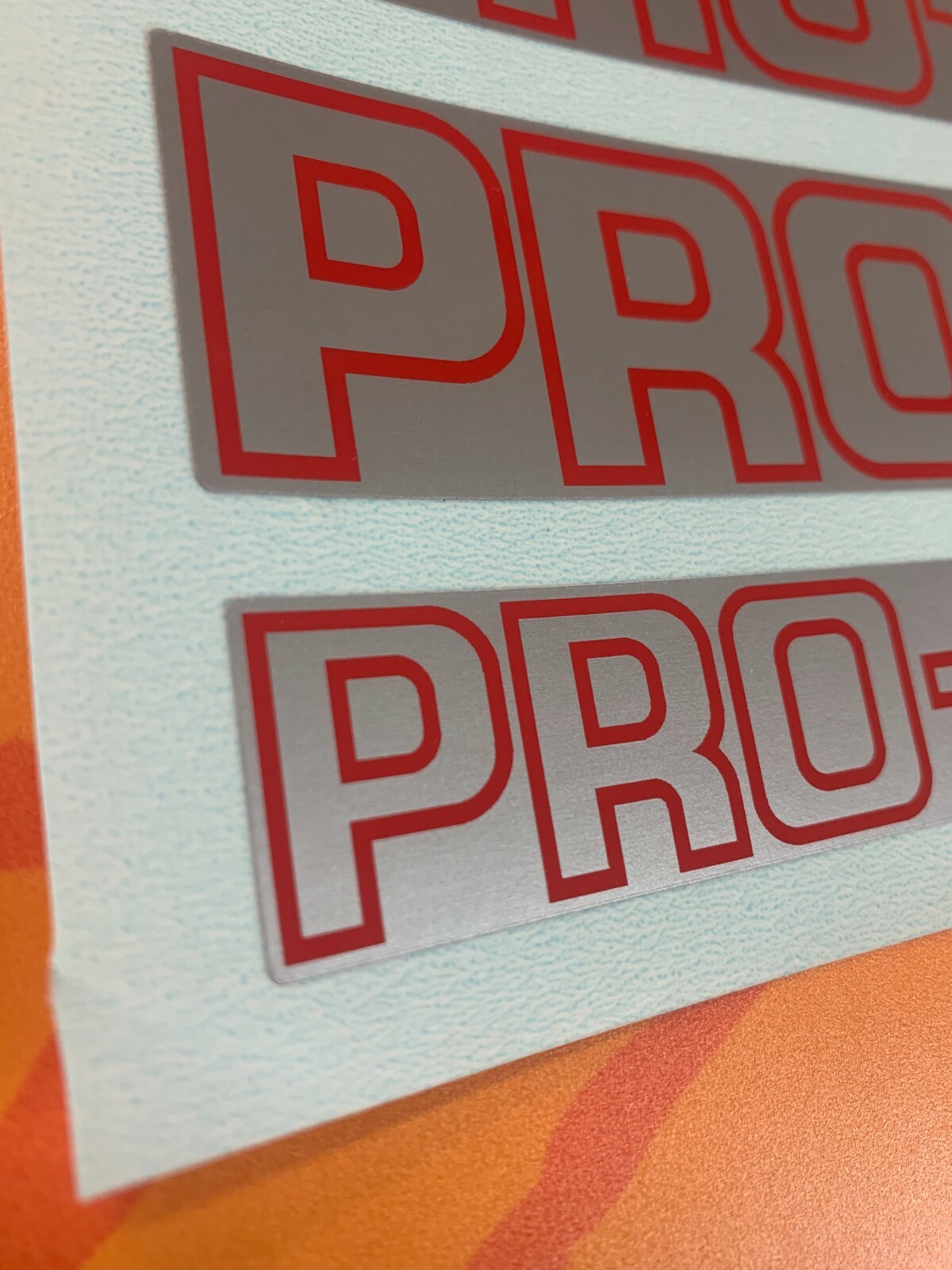 1988 1989 TRX250R 250R Pro Link Decals Swingarm Pro-Link 88 89 TRX ...