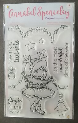 Annabel Spenceley Stamp Set, 9 pc by Crafters Companion "Twinkle ...