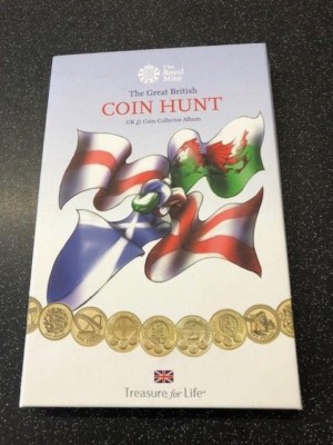 Royal Mint Great British Coin Hunt £1 One Pound Album Full Set ...