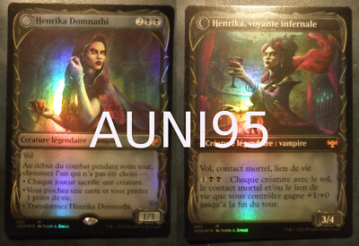 mtg magic Henrika Domnathi Infernal Seer showcase FOIL FRENCH vf fr ...