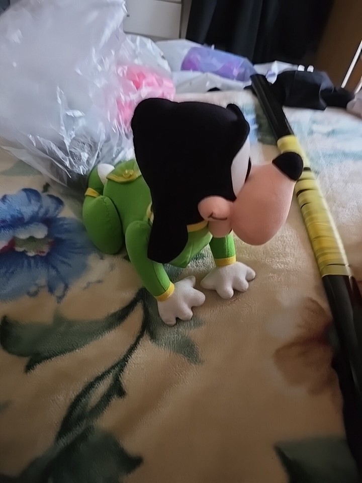 Vintage Mattel Disney Touch n Crawl Baby Goofy Plush Stuffed Animal ...