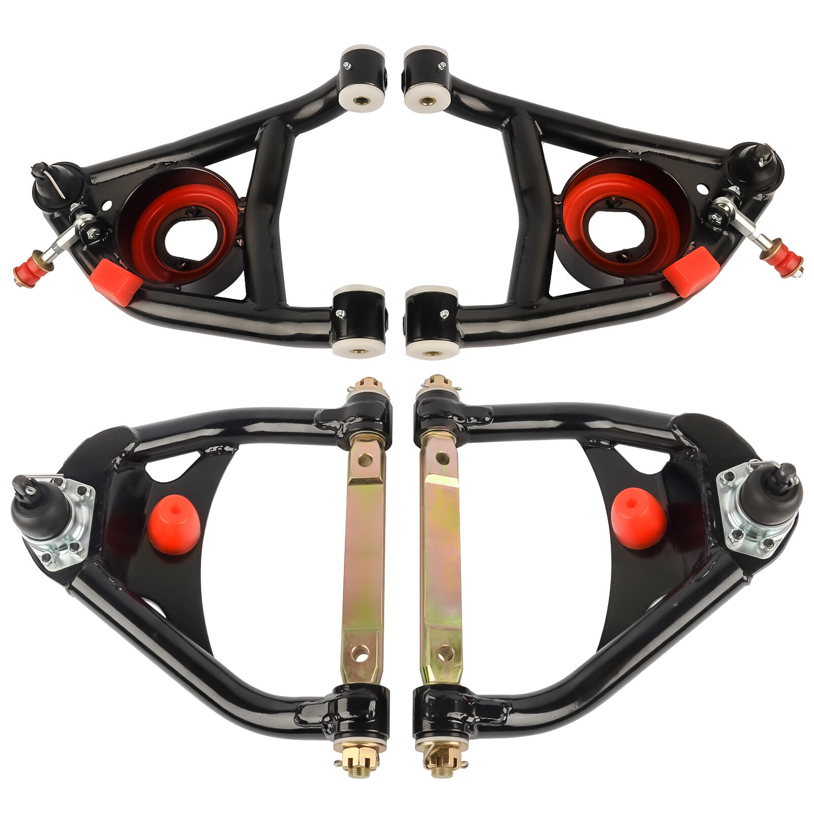Fits 64-72 GM A Body Gto Heavy Duty Tubular a Pair of Upper & Lower ...