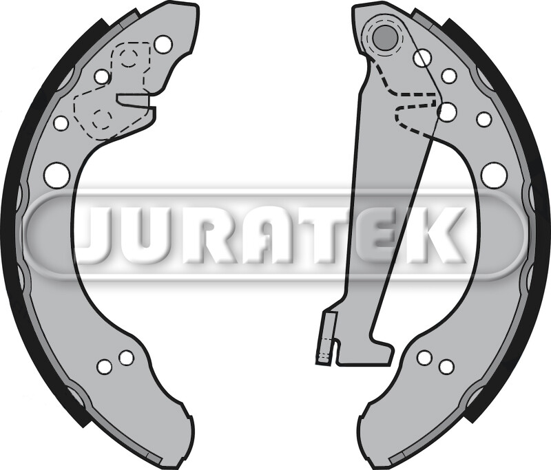 Fits VW Polo Up Skoda Fabia Citigo Seat Ibiza Brake Shoes Set Rear ...