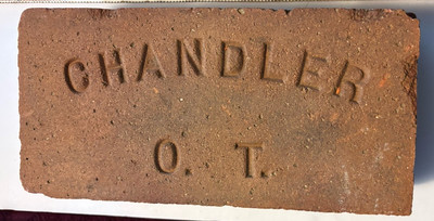 ANTIQUE Early 1900’s CHANDLER Oklahoma Territory BRICK Pre Dates 1907 ...