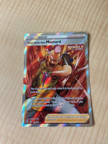 Pokémon TCG Single Strike Style Mustard Sword & Shield - Battle Styles ...