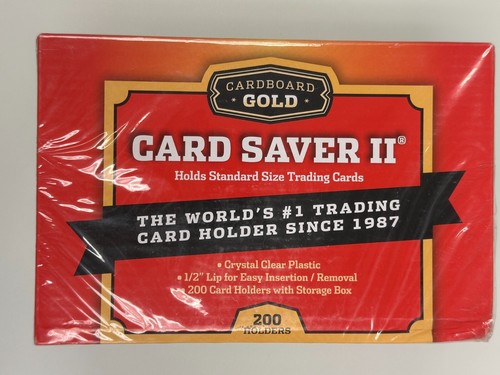 CARD SAVER II SEMI RIGID HOLDER SEALED BOX 200 HOLDERS | eBay