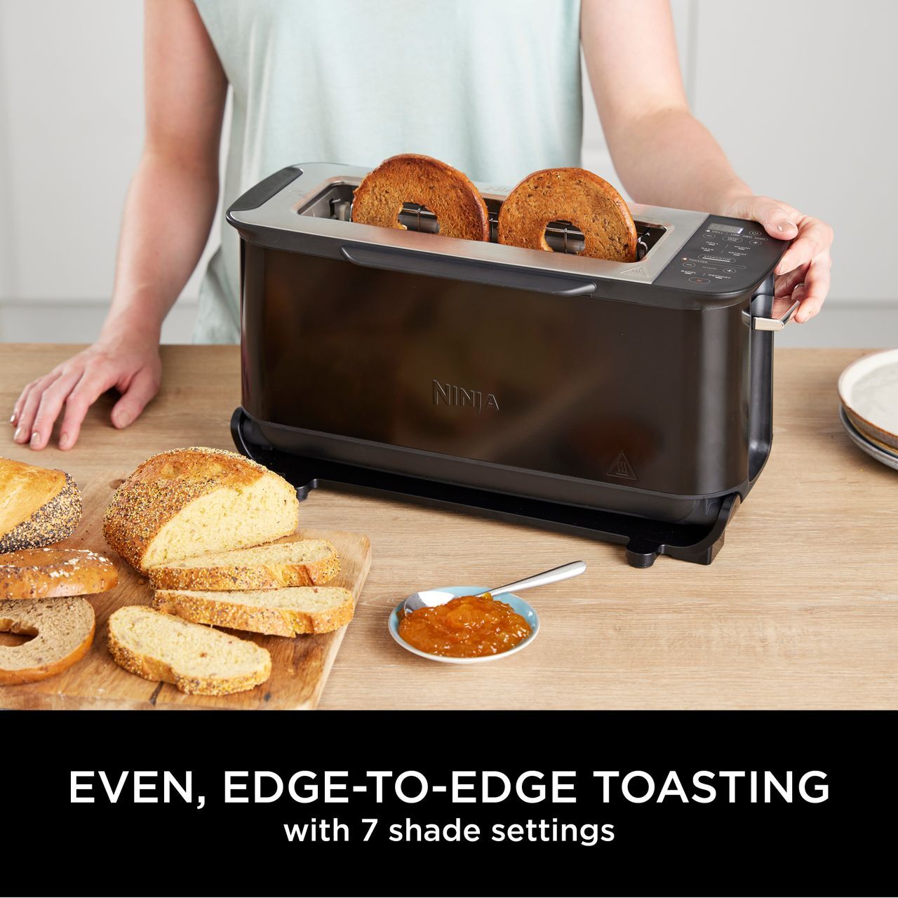 Ninja ST200UK Foodi 3-in-1 Toaster, Grill & Panini Press 2 Slice ...