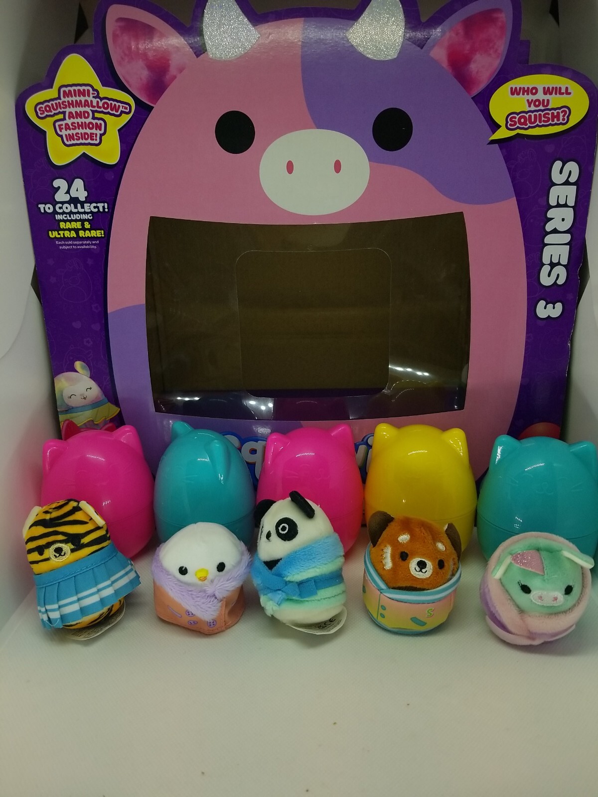 Lot of 5 Squishmallow Series 3 Squishville Mystery Mini Set In-Hand U.S ...