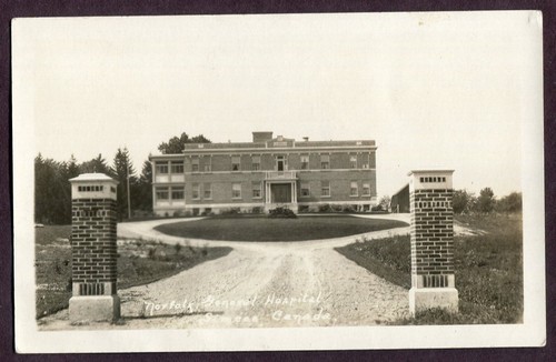 CANADA 1900’s ’NORFOLK GENERAL HOSPITAL - SIMCOE’ REAL PHOTO POSTCARD ...