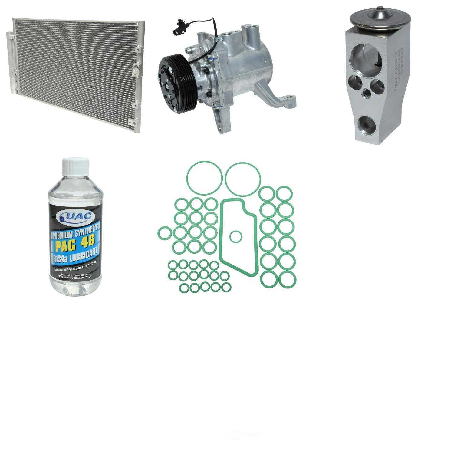 A/C Compressor Kit-Compressor-condenser Replacement Kit UAC KT 6281A ...
