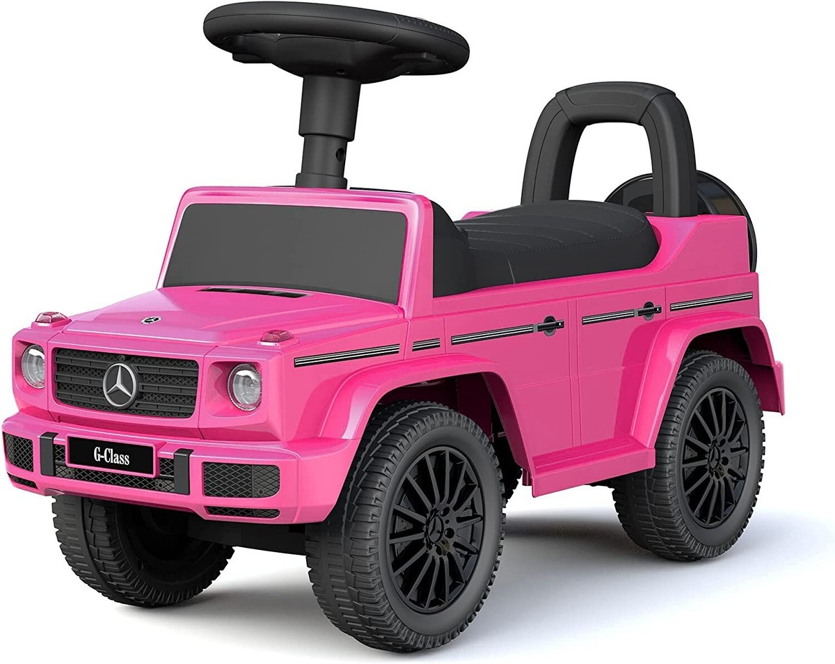 Pink Mercedes Golf Cart