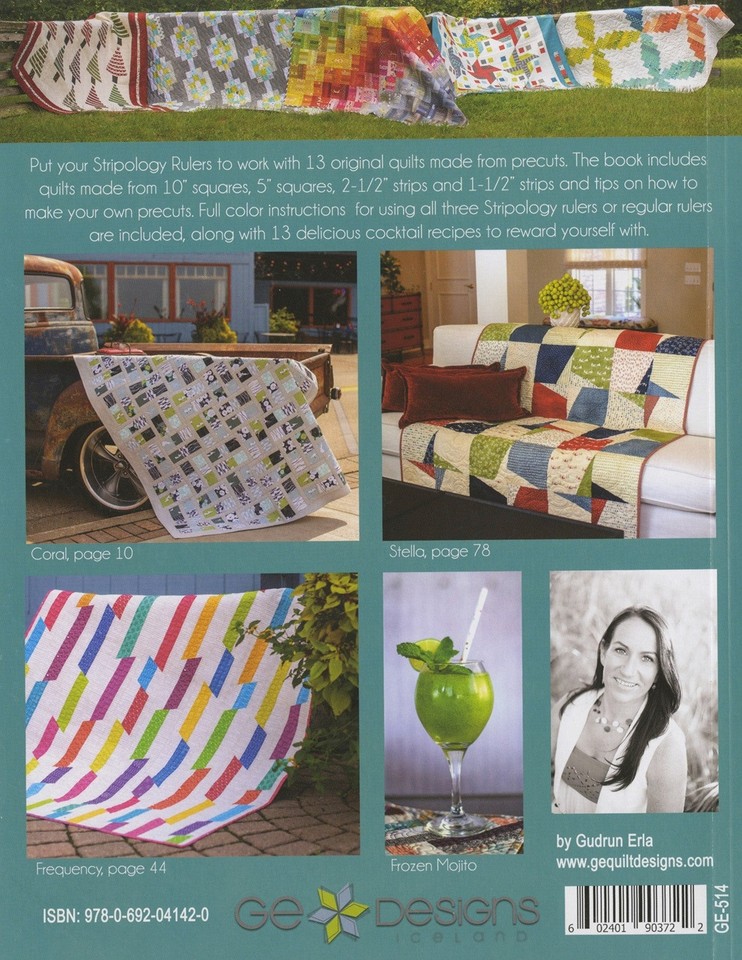 Stripology Mixology Quilt Pattern Book by Gudrun Erla of G.E. Designs ...